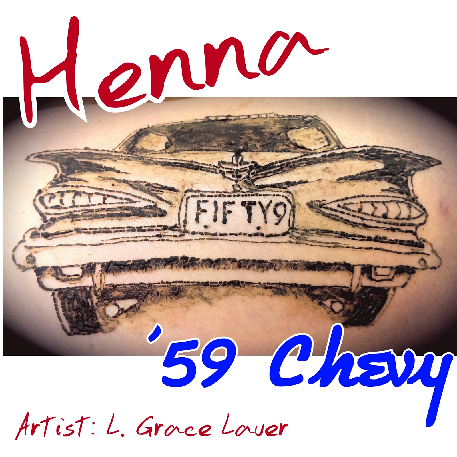 Uniquely Grace: Henna Tattoos hit the road... Clasic Car style!